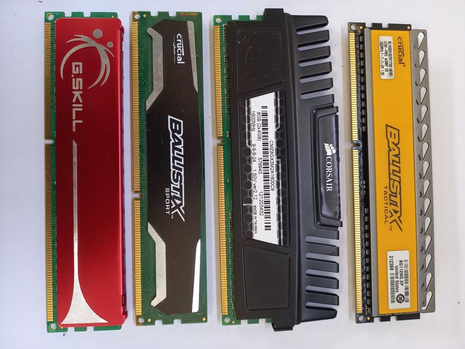2/4/8/16/32GB, DIMM/SODIMM/RDIMM, DDR2/3/4 RAM гр. Силистра Промишлена зона - Запад • OLX.bg