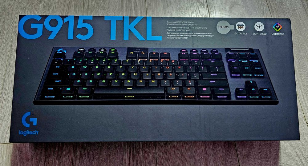 Механична клавиатура Logitech G915 TKL GL Tactile Brown Лоджи G915 TKL ...