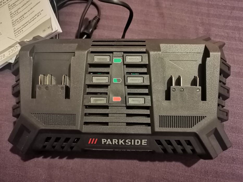 Двойно Зарядно Parkside x20v TEAM гр. Велики Преслав • OLX.bg