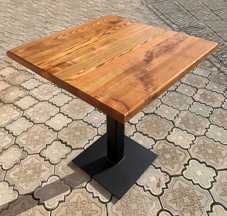 Masa cu Picior/Baza Metalica si Lemn MASIV Bucuresti Sectorul 2 • OLX.ro