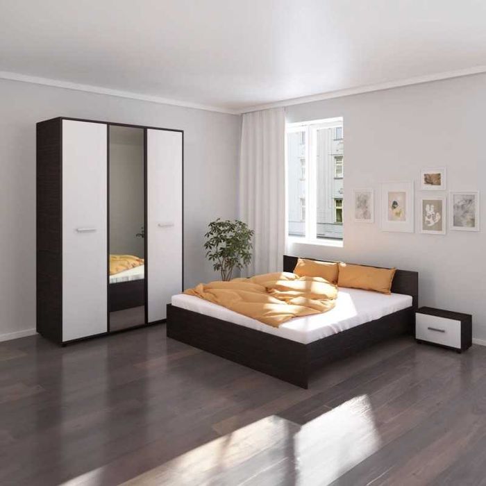 J- Set Dormitor Raio Alb / Pat 2 Noptiere Dulap/Sifonier Bucuresti ...