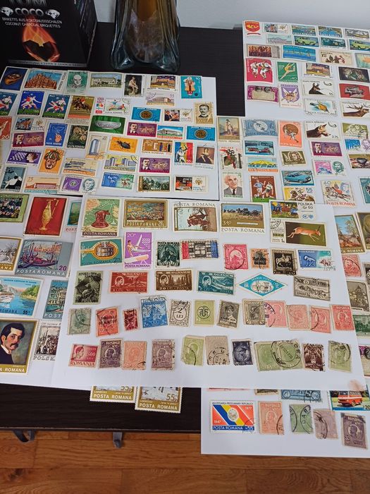 Timbre Posta Română și colite in stare destul de buna Chiajna • OLX.ro