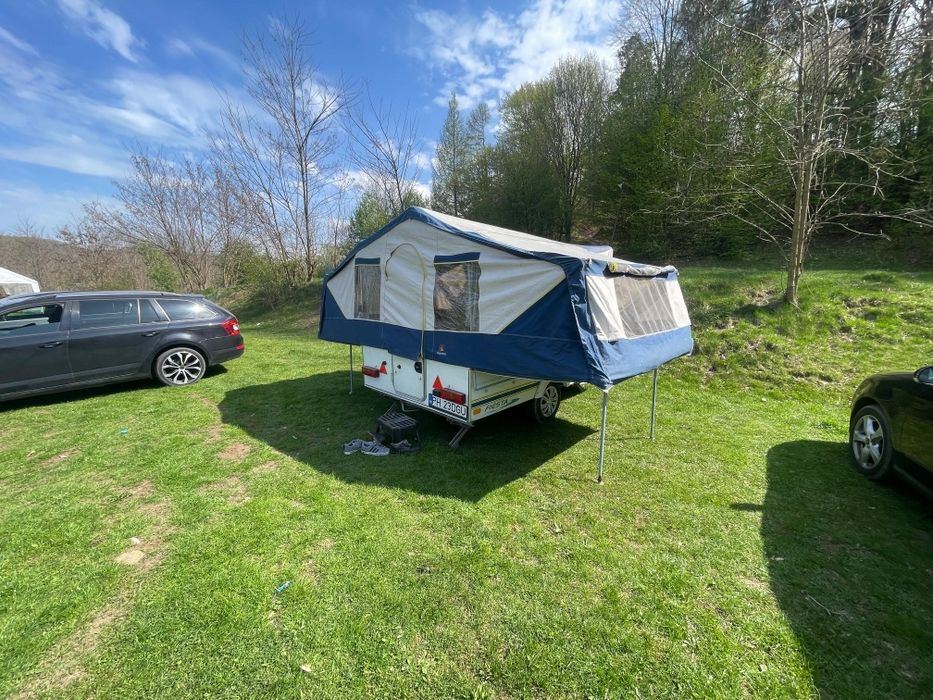 Remorca cort / Rulotă pliabilă Pennine Fiesta 4 persoane Magureni • OLX.ro