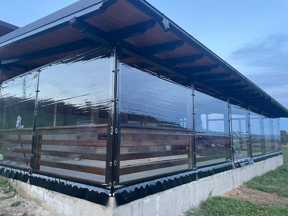 Inchideri terase-Folie transparenta-Cristal Corbeanca • OLX.ro