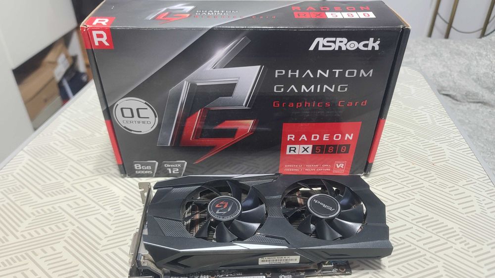 Placa video ASRock Radeon RX 580 Phantom Gaming X OC 8GB GDDR5 256-bit Pascani • OLX.ro