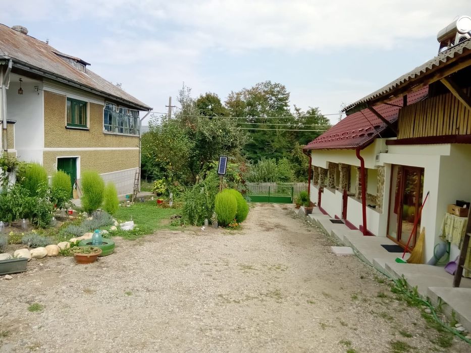 Casa la curte cu mult teren la țară Jupanesti • OLX.ro