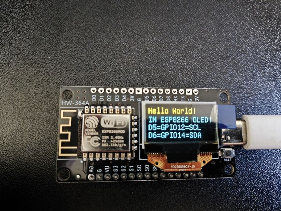 Vand NodeMcu cu ESP8266 si display OLED 0.96 inch bi-color Timisoara • OLX.ro