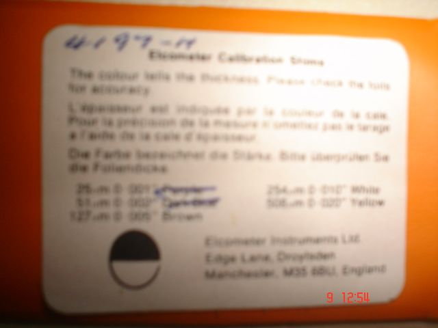 Dispozitiv mecanic determinare grosime de strat vopsea Elcometer 211 ...