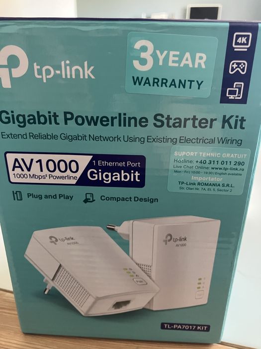 Powerline adapter TP-Link AV1000 гр. Пловдив Кючук Париж • OLX.bg