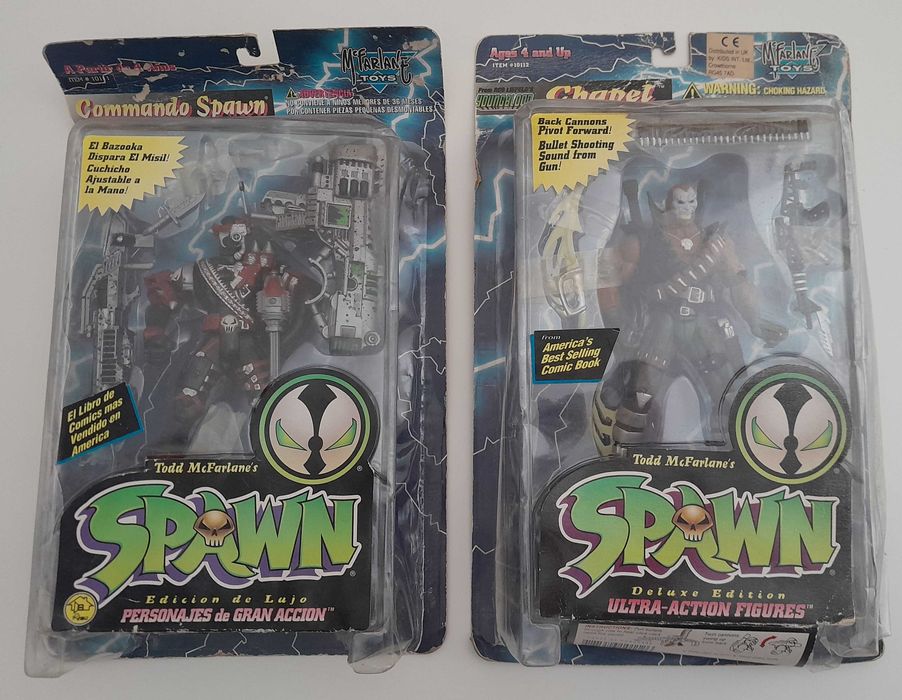 McFarlane Spawn Vintage Action Figures Sealed Lot Commando Chapel гр ...
