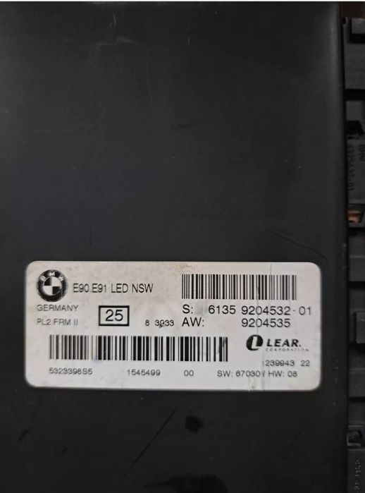 FRM Light module/Лайт модул/Светлинен модул БМВ/BMW Е81-Е87 Е90-Е93 гр ...