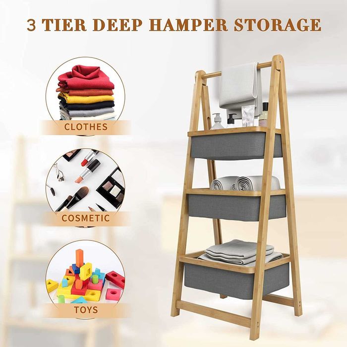 Сгъваема етажерка / кош за пране ZJSJ-LR01BB с. Първомайци • OLX.bg