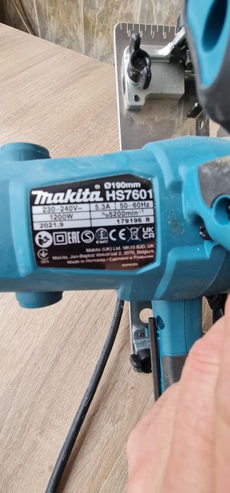 Циркуляр ръчен Makita HS7601 190 гр. Пловдив Каменица 1 • OLX.bg