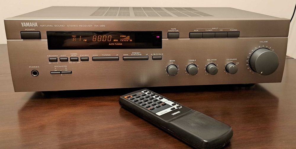 Amplificator cu boxe yamaha rx-385 ns 34 8 ohm telecomanda impecabil ...