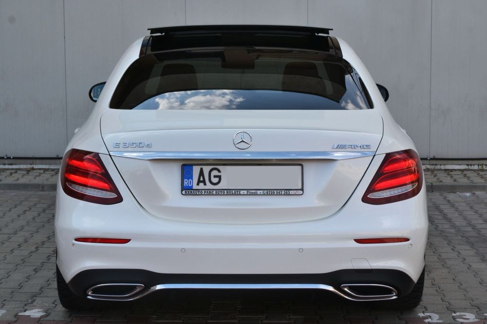 MERCEDES-BENZ\E-350d/AMG\alb perlat /2018\DUBLU PANORAMIC\119.000km ...