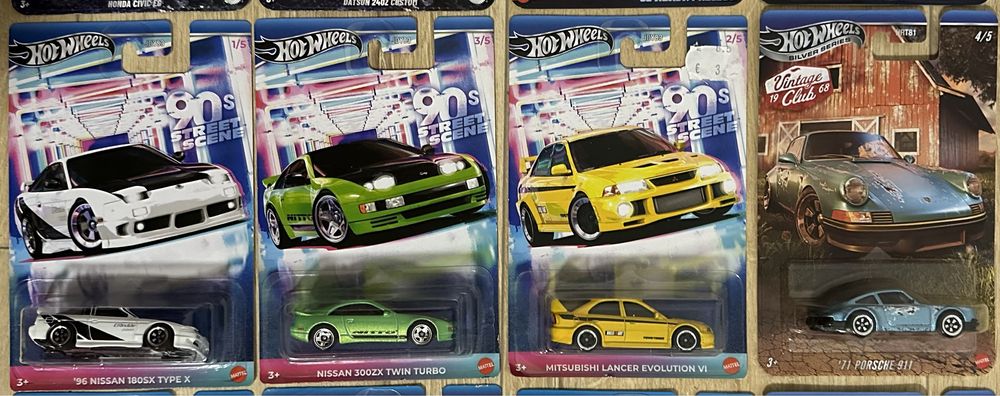 Hot wheels Porsche JDM Acura Nissan Toyota Chase Treasure Hunt Error гр ...