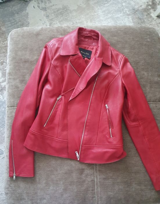 Geaca piele naturala Massimo Dutti Bucuresti Sectorul 3 • OLX.ro