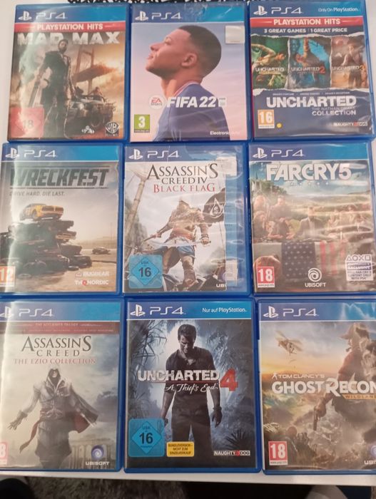 Много запазени гри за Ps 4 с. Яхиново • OLX.bg