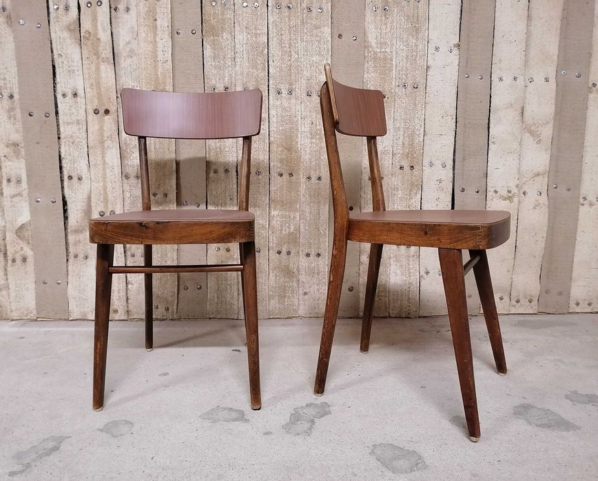 Scaune vechi din lemn stil Mid Century, Italia Gradistea • OLX.ro