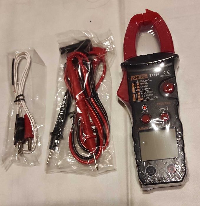 Нови Ампер клещи и Мултиметър ANENG ST184. Цена 20 €. гр. Каварна • OLX.bg