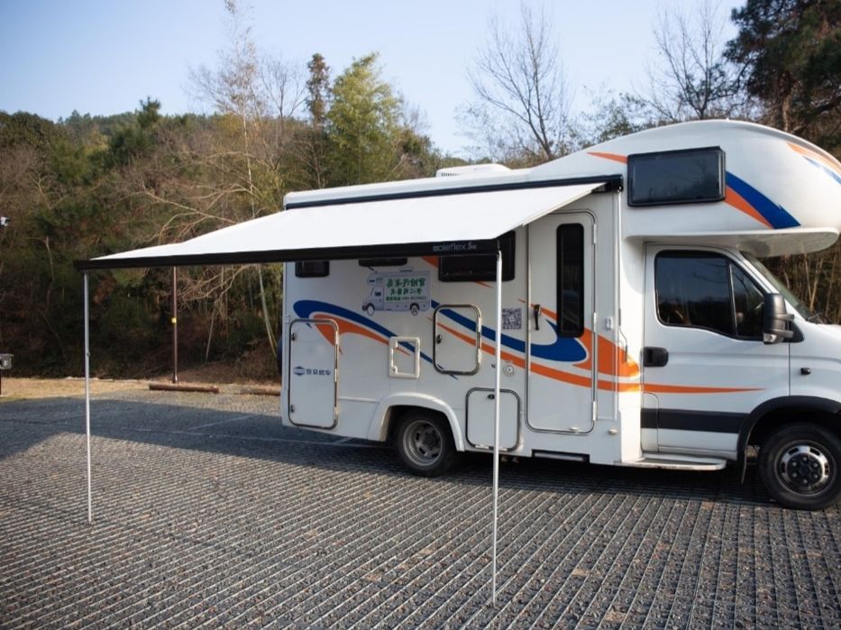 Marchiza in caseta, umbrar, pentru rulota, autorulota, campervan ...