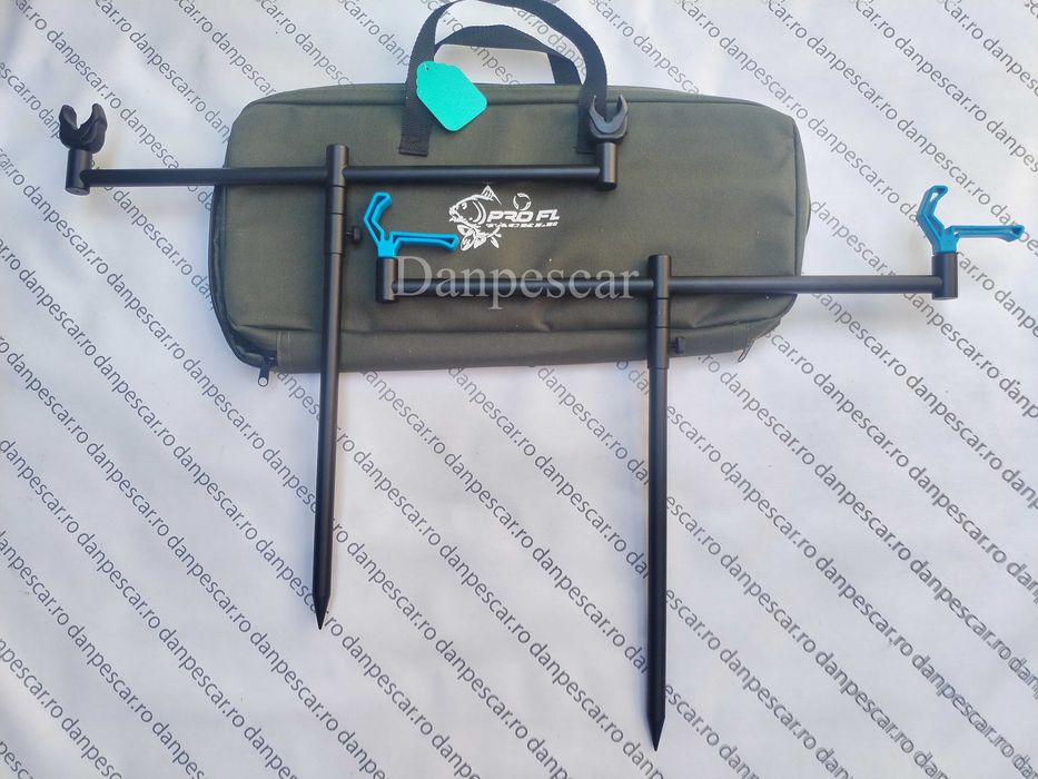 Set 2 BUZZ BAR FEEDER 50cm cu 2 suporti feeder +geanta transport ...
