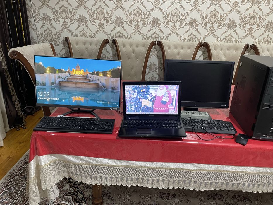 Kompyuter , videoregistator,notebook,komyuter,monoblok radiotelefon ...