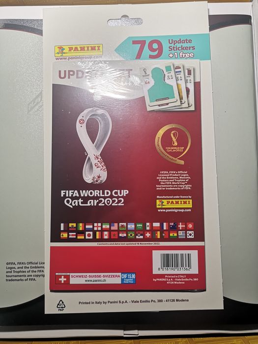 Panini Album gol și set Qatar oryx 2022 în cutie Swiss Version +update Timisoara • OLX.ro