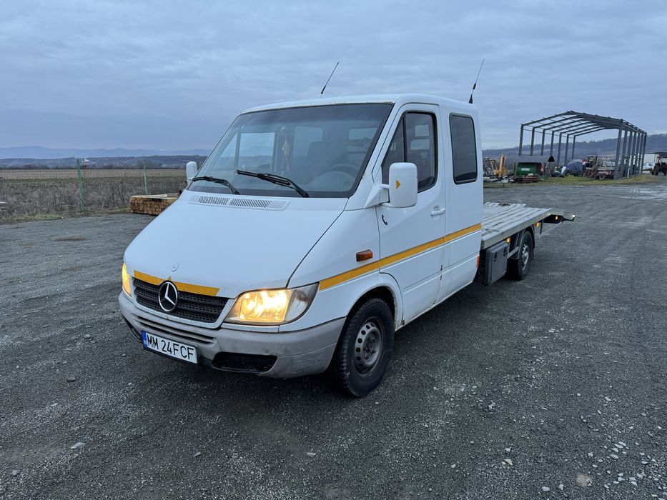 Autoplatforma mercedes sprinter 7 locuri platou aluminiu clima 6800 ...