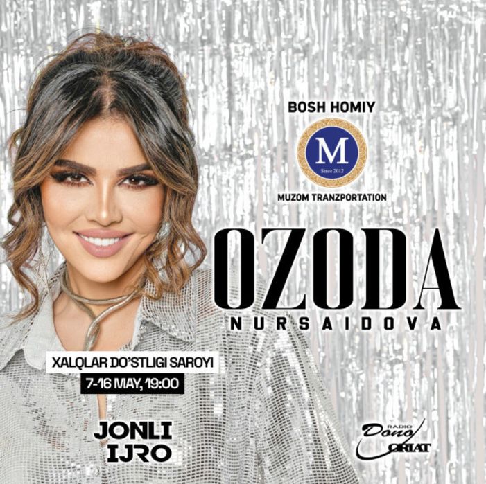 Bilet Ozoda Nursaidova srochno: 199 000 сум - Билеты Мирабад на Olx