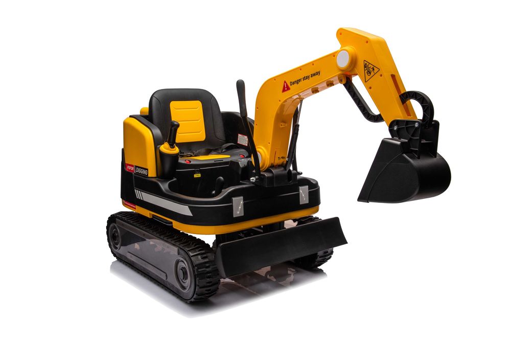 Excavator electric pt. copii Kinderauto X7 2x 55W 12V-12Ah, Yellow ...