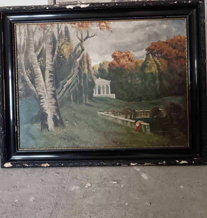 Vând tablouri pictate manual pe pânză vechi Fantanele • OLX.ro