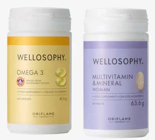 Oriflame - Омега 3 Wellosophy, Мултивитамини & минерали 25 лв. гр ...