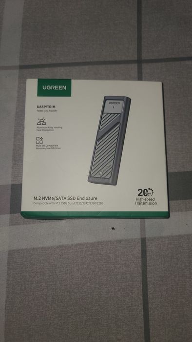 Ugreen 20 Gbps M.2 NVMe Ennclosure M.2 NVMe SSD Enclosure: 50 у.е ...