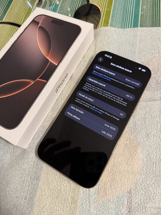 Iphone 16 pro max 256gb garantie emag 27.07.2027 Bucuresti Sectorul 6 ...