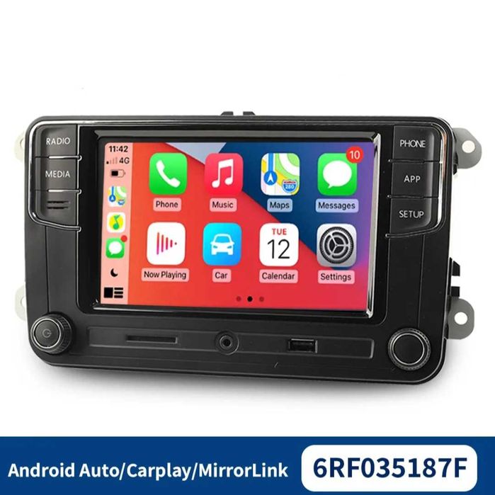 Оригинална мултимедия RCD 330 plus carplay android auto 6RD 035 187B гр ...