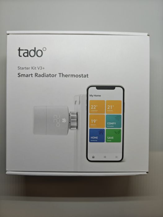 Kit cap termostat radiator Smart TADO V3+ CALORIFER inteligent set Alba ...