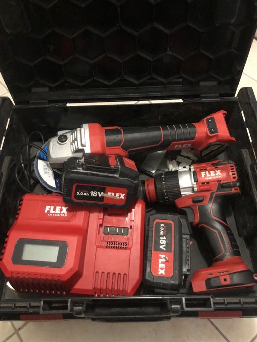 Flex si bormasina marca FLEX pe acumulatori Timisoara • OLX.ro