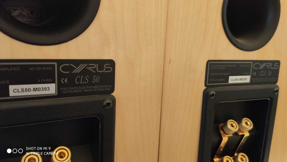 Качествени английски тонколони CYRUS CLS 50, практически като нови. гр ...