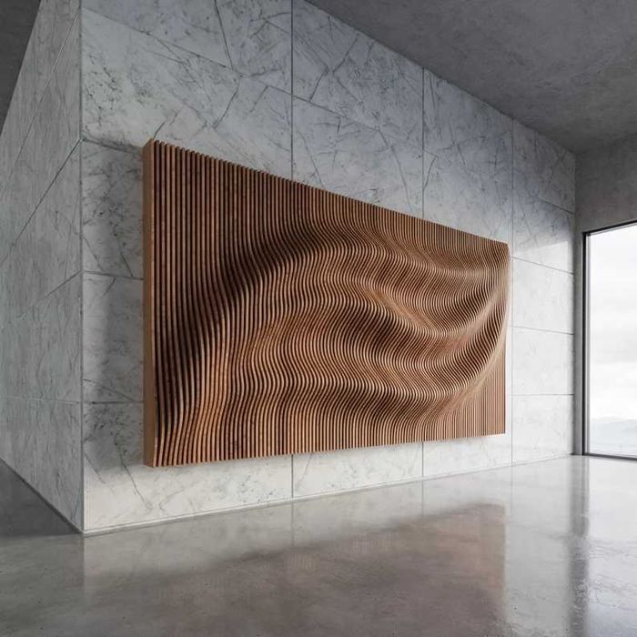 Panouri decorative riflate 3D personalizate, riflaj-decorativ, mobila ...