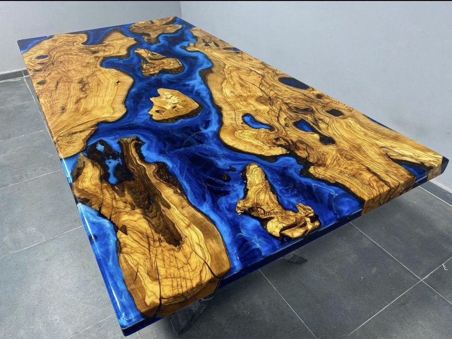 Masa din rasina epoxidica si lemn masiv Ramnicu Valcea • OLX.ro