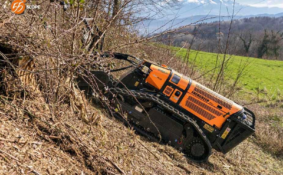 Tocator forestier senilat radiocomandat Energreen RoboPlus Bradesti ...