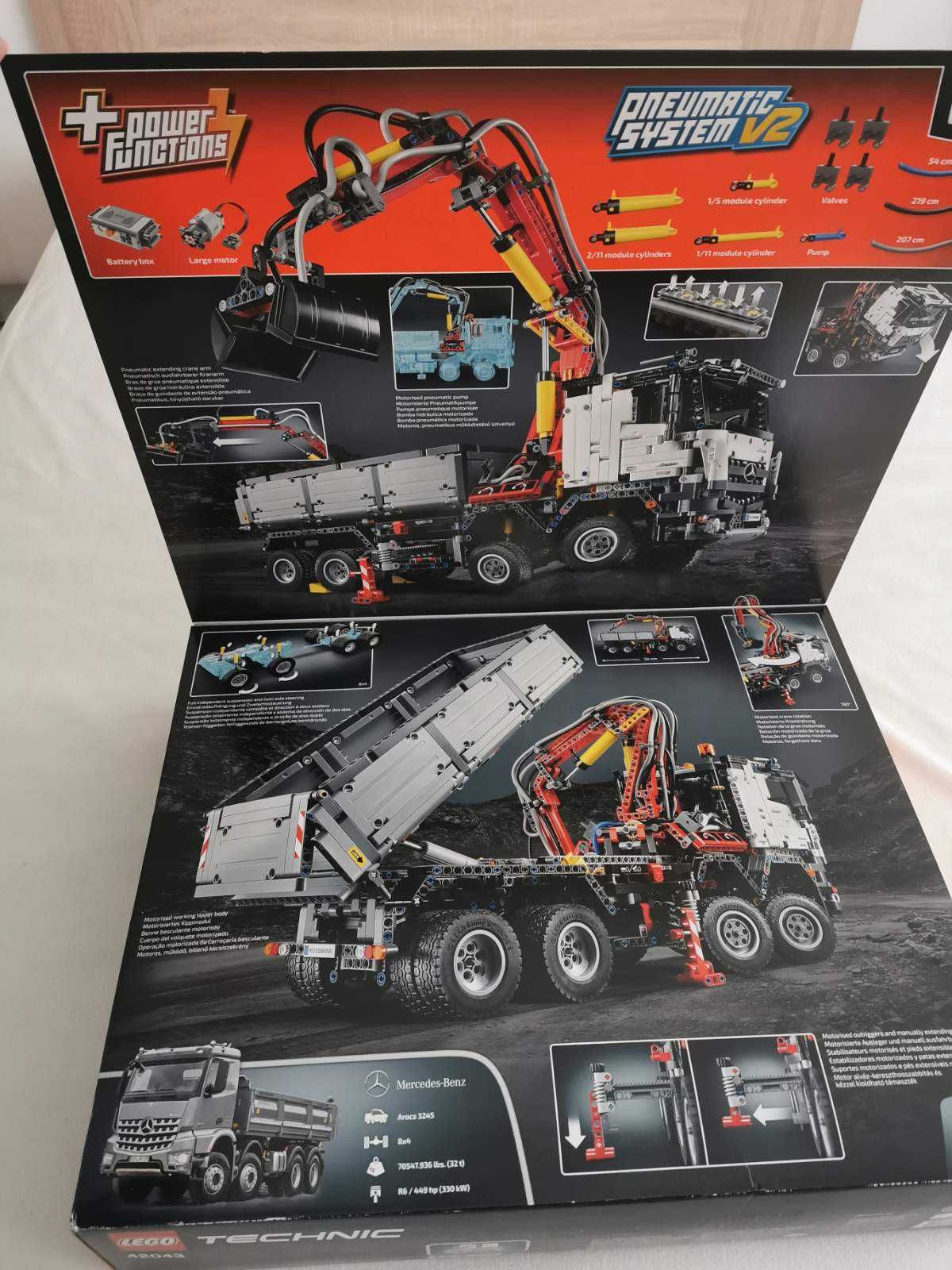 Lego 42043 Technic Мерцедес камион Арокс 3245 ЛЕГО ТЕХНИК неотварян гр ...