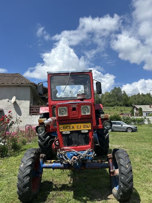 Vand tractor u 650+ remorca + coasa poloneza + grebla tip soare ...