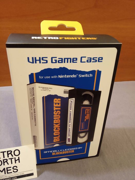 Carcasa pentru Nintendo Switch Blockbuster VHS tape nou, sigilat ...