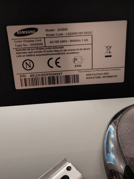 Monitor SyncMaster Samsung 22 inch 223BW Bucuresti Sectorul 4 • OLX.ro