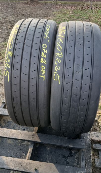 2 Anvelope Directie Continental 315/60 R22.5 M/S Stare Perfectă. Carani ...