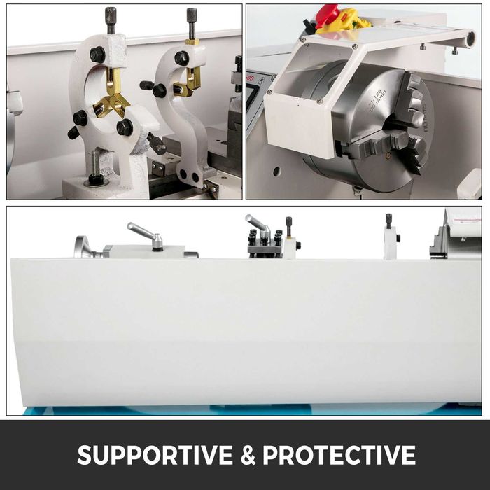 Mini strung metalic precizie ridicata 750w ,viteza reglabila ecran led ...