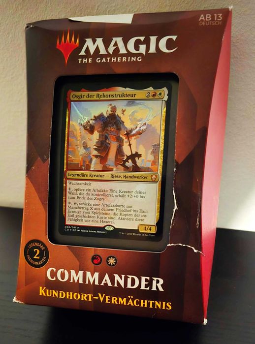 Magic the Gathering: Strixhaven Lorehold Legacies Commander Deck 2021 ...