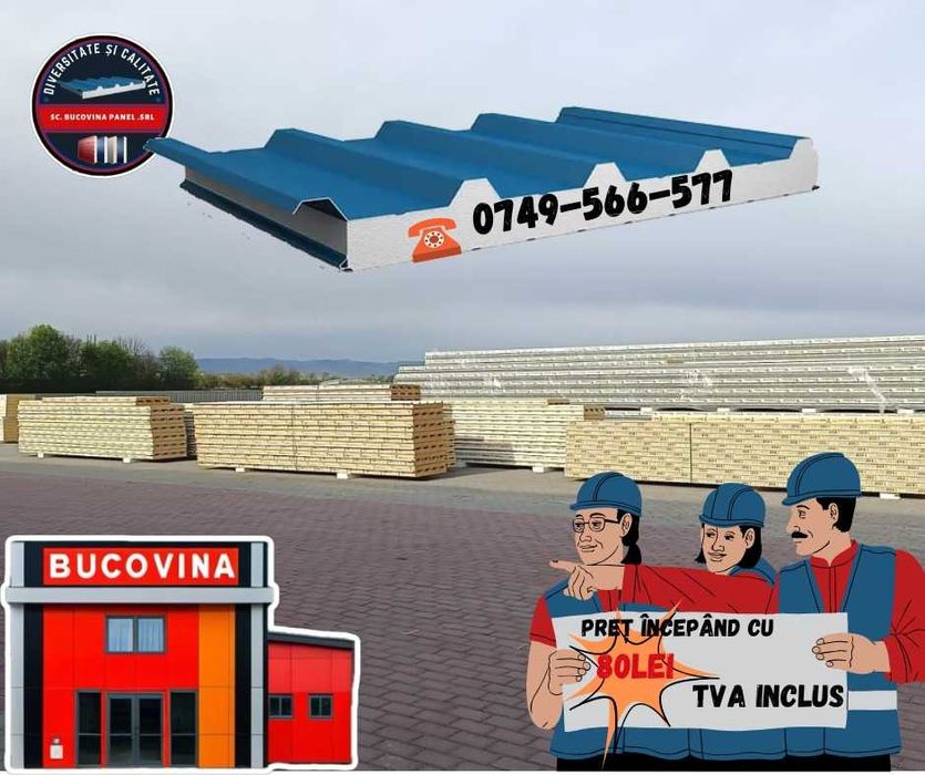 Panouri sandwich / policarbonat / tabla cutata/ containere Botosani • OLX.ro